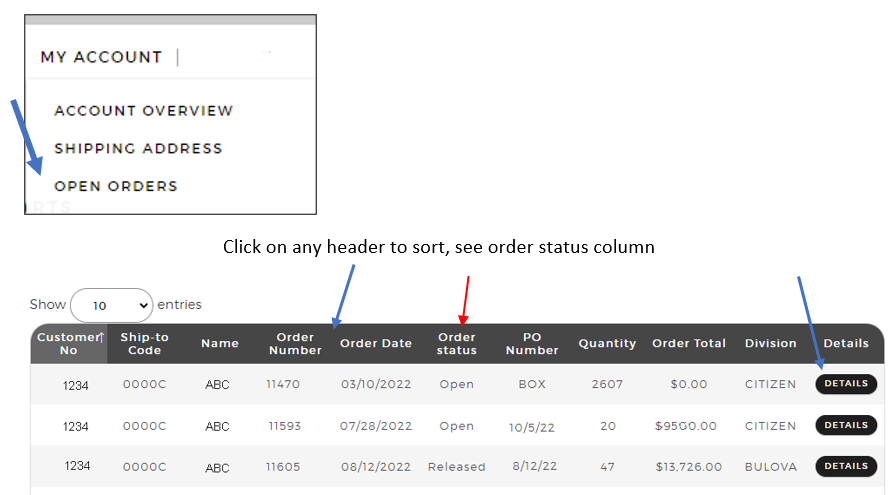 How do I look up the status of my order? – Citizen Watch America