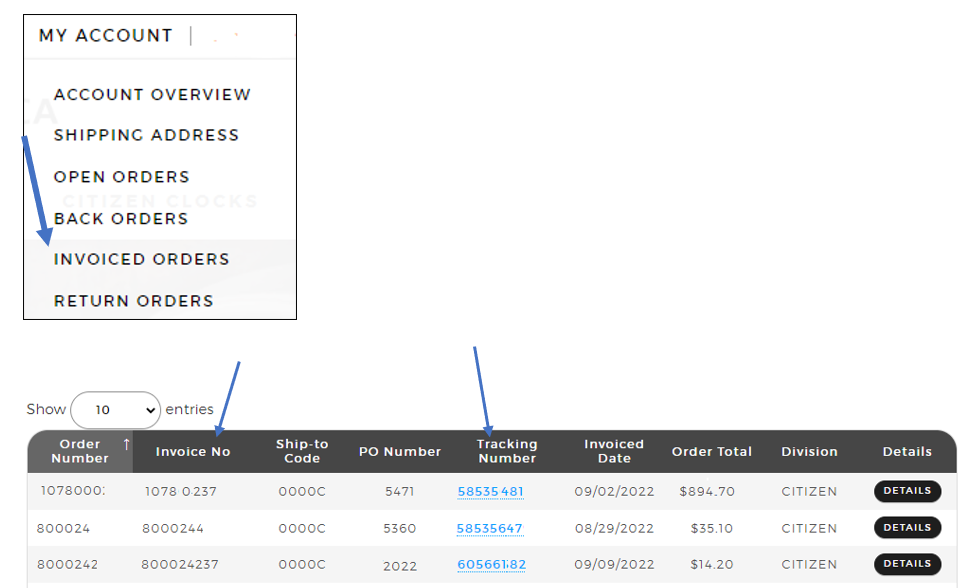 How do I look up the status of my order? – Citizen Watch America